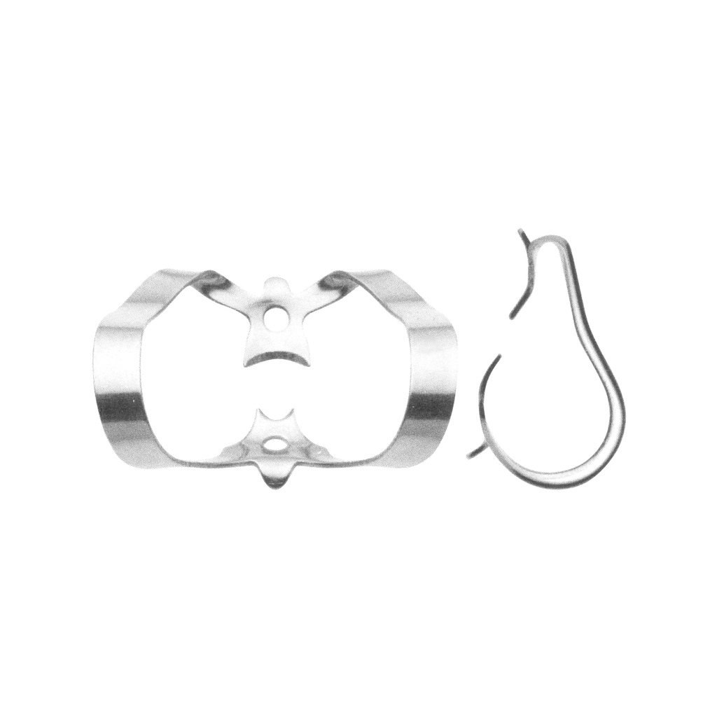 Fig.9 Most Popular Anterior Clamp, with Flat Jaws Tooth: 6-7-8-9-10-11 ...